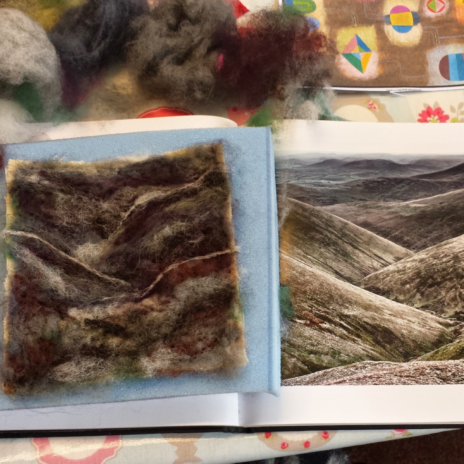 Needle Felting Landscapes in Petworth
