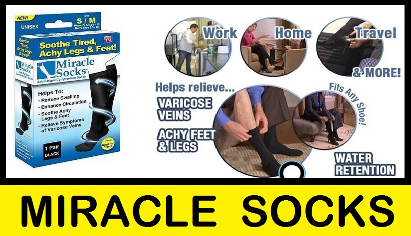 Get FUNtastic Deals!: MIRACLE SOCKS - Anti-Fatigue Compression Socks ...