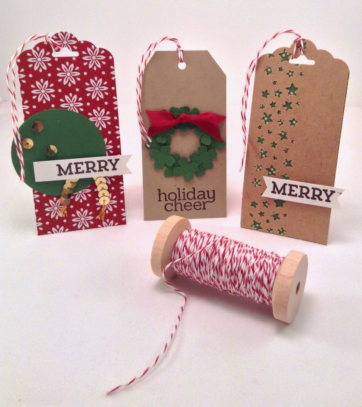 Stampsational: Festival of Trees Gift Tags