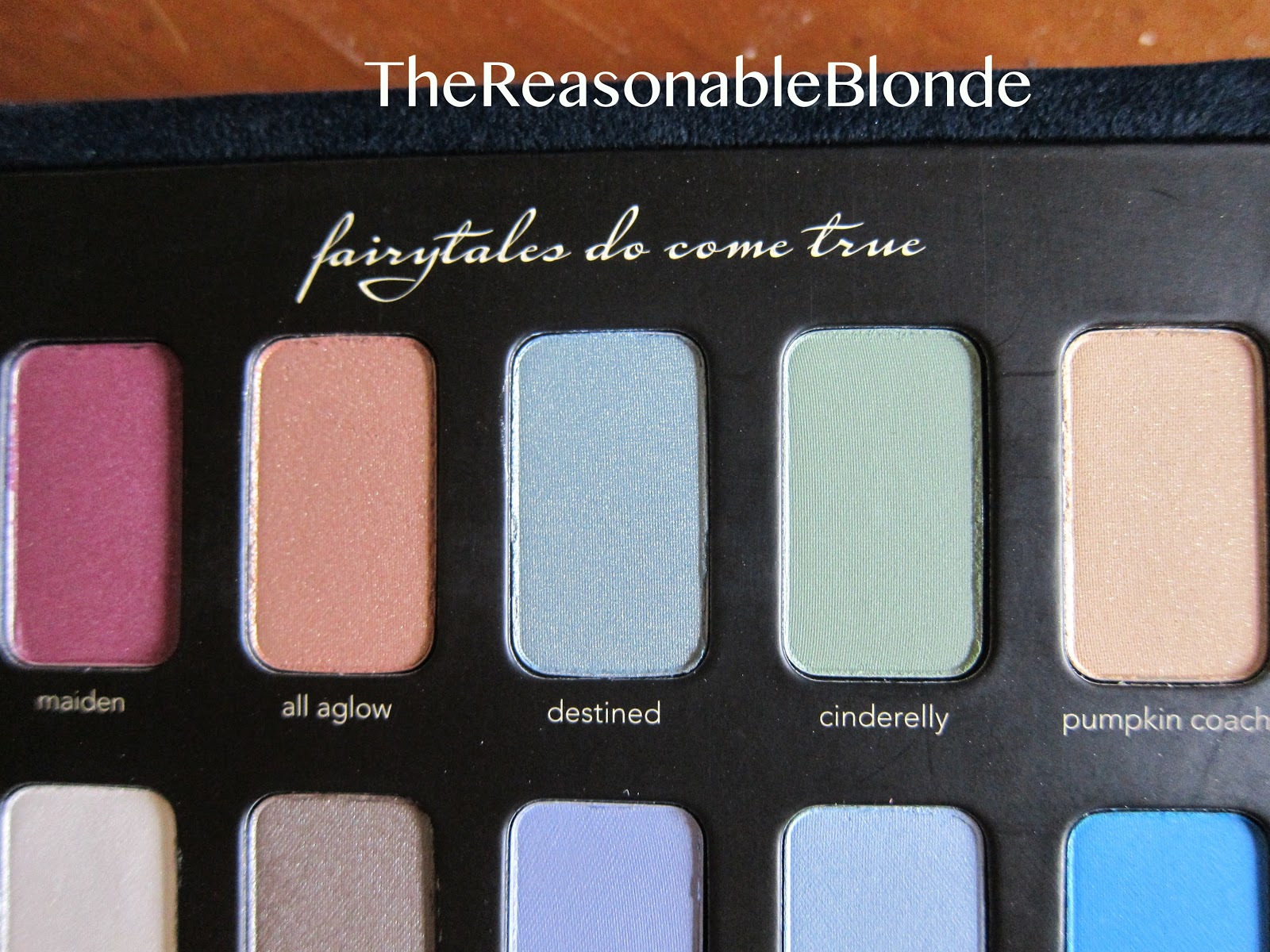The Reasonable Blog: First Look: The Cinderella Palette