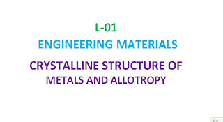 CRYSTALLINE STRUCTURE OF METALS AND ALLOTROPY - MechanicsTips