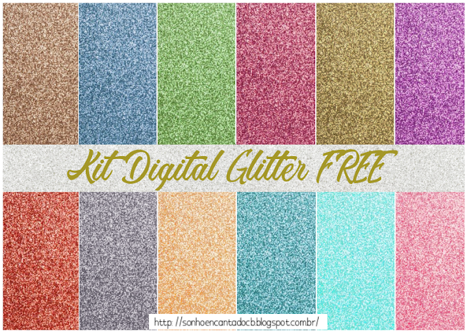 kit digital Glitter free