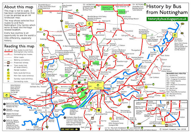 Beeston Week: Nottingham history by bus map