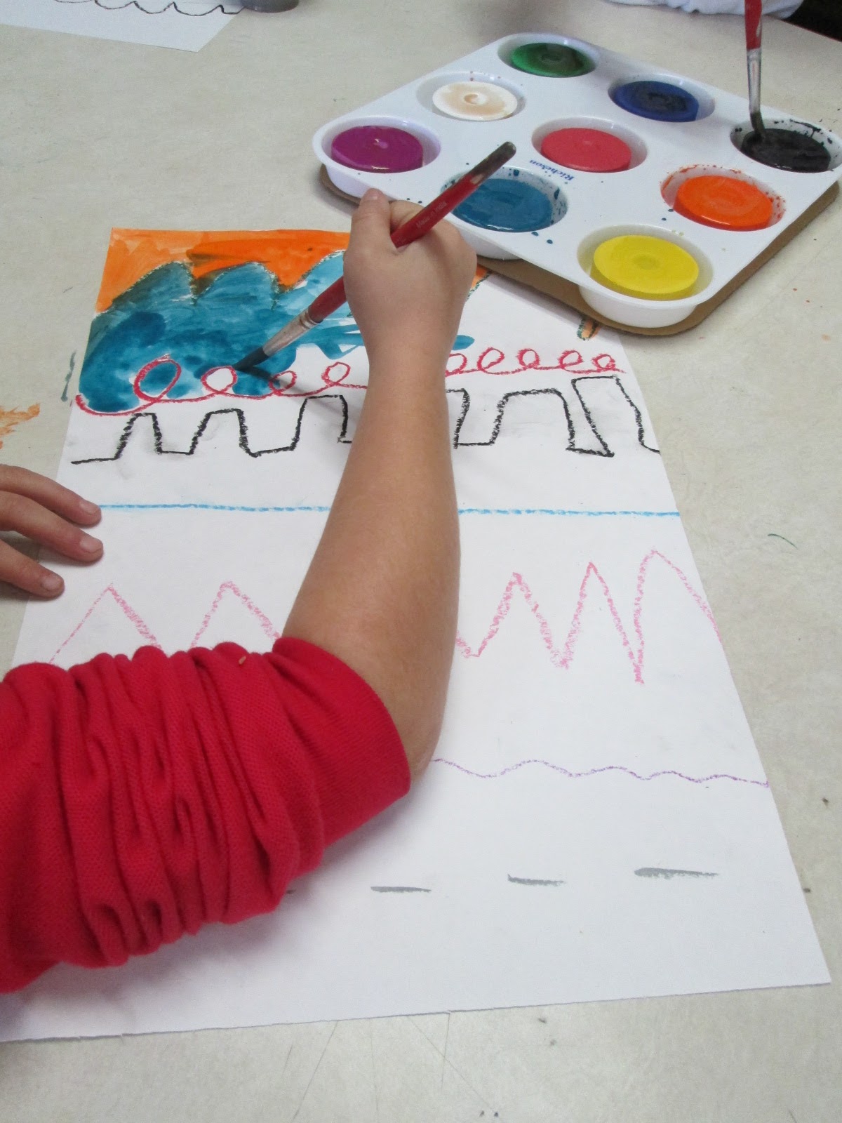 Art With A Smile: 1st Graders Learn About Lines