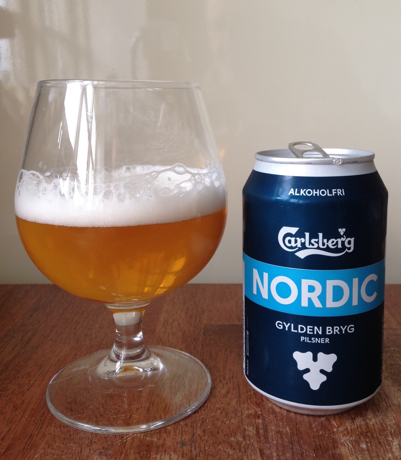 Alkoholfri øl test: Carlsberg Nordic Gylden Bryg