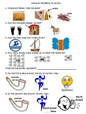Bible Fun For Kids: Old Testament Bible People Worksheets Part 1