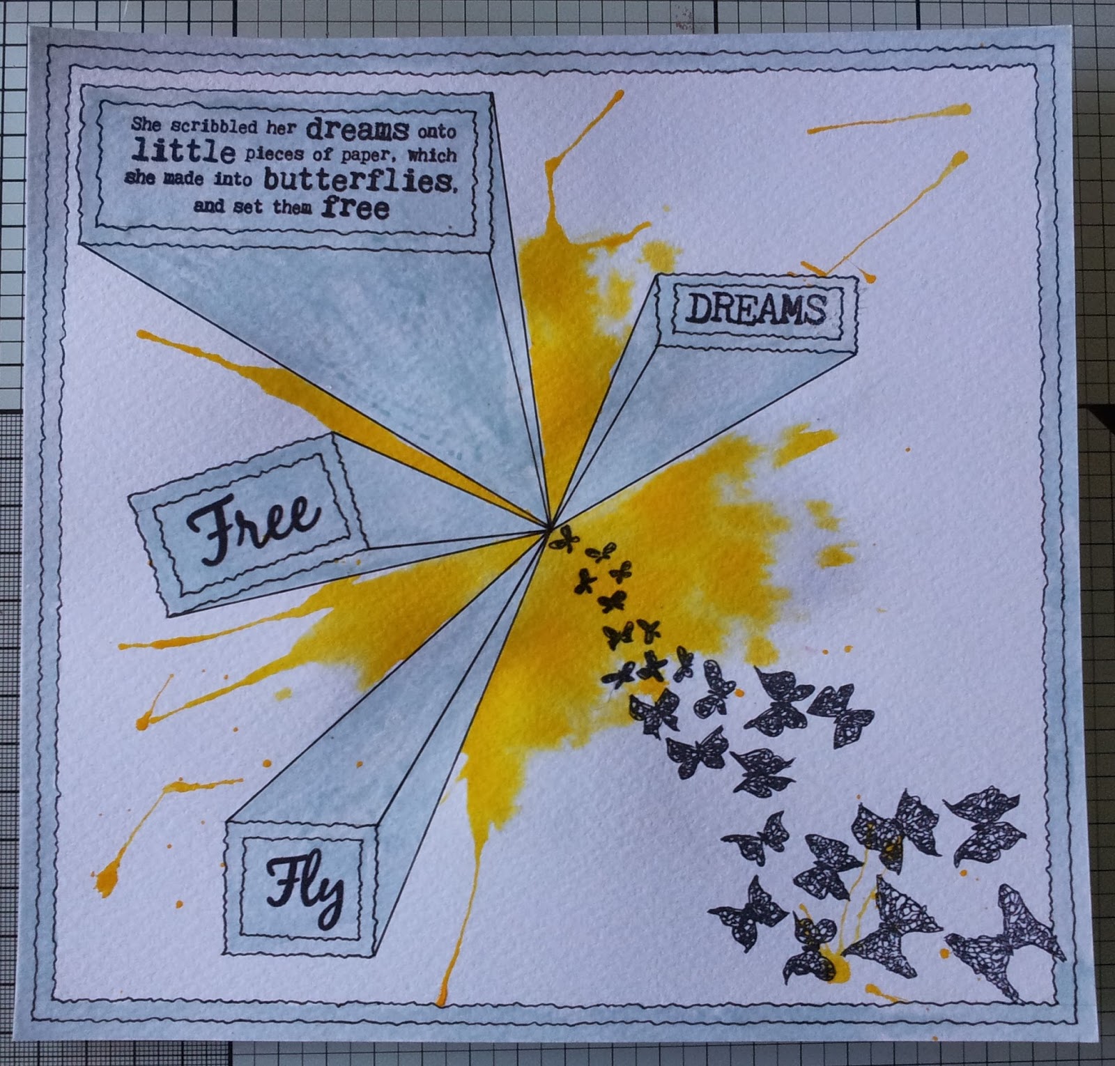 Barnsley Crafter: Watercolour Words