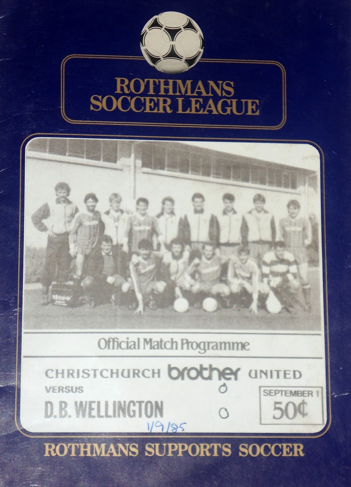 The Season that was #1 - Rothmans National League 1985