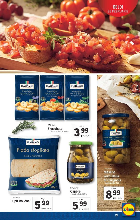 CATALOGUL LIDL 25 februarie - 3 martie 2019. Brosura LIDL Saptamana ...