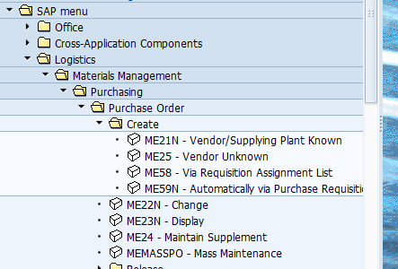 SAP Screen Cast: Display Transaction name in SAP menu