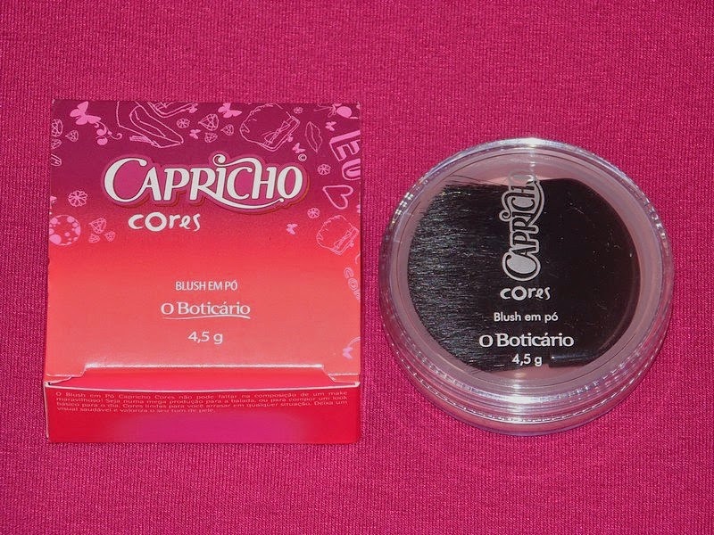 Amanda Mércuri: Blush Capricho Cores O Boticário