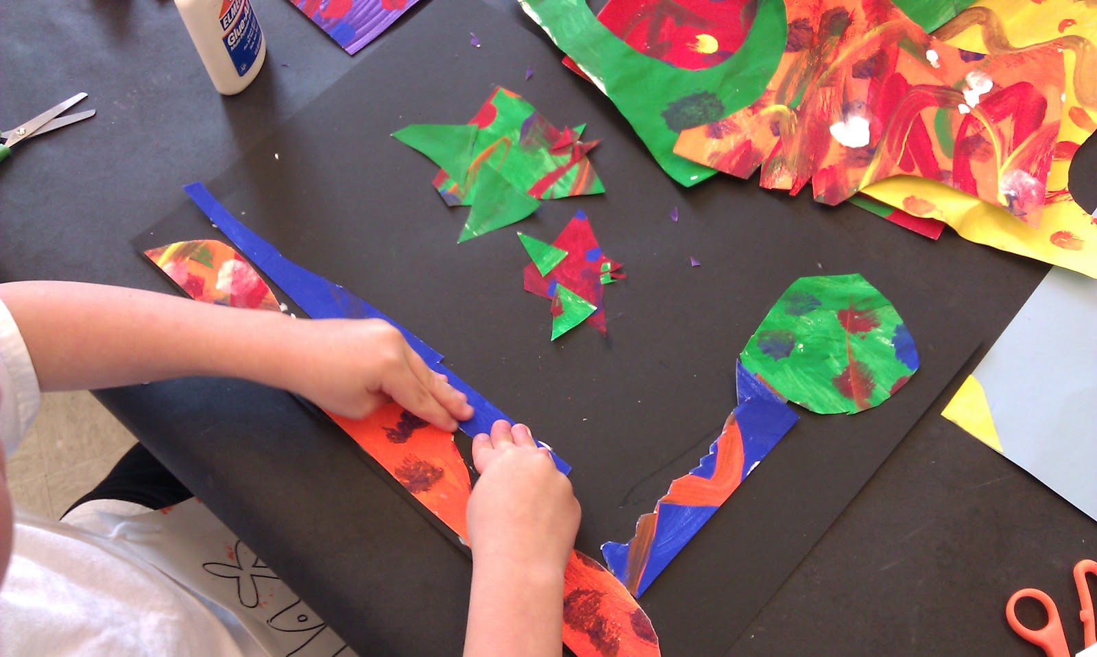 Pictures and Paint Brushes: Art Camp: Eric Carle Collage