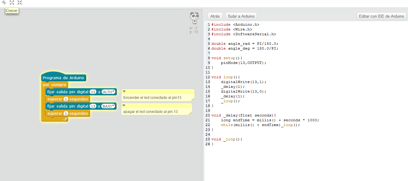 Arduino i scratch: mBlock. Programación de Arduino con Scratch. Tutorial básico.