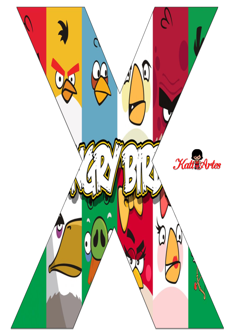 Lindo Alfabeto de Angry Birds. - Oh my Alfabetos!