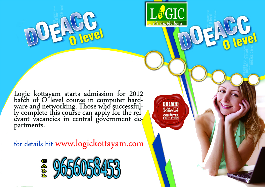 DOEACC O Level @ Logic Software Solutions Kottayam ~ SAIK CHANDRAN