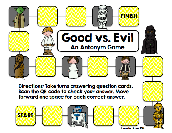 Finally in First: Good vs. Evil: An Antonym Game