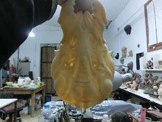 Aris Kolokontes art.: Latex wearable mask ( Insectoid )