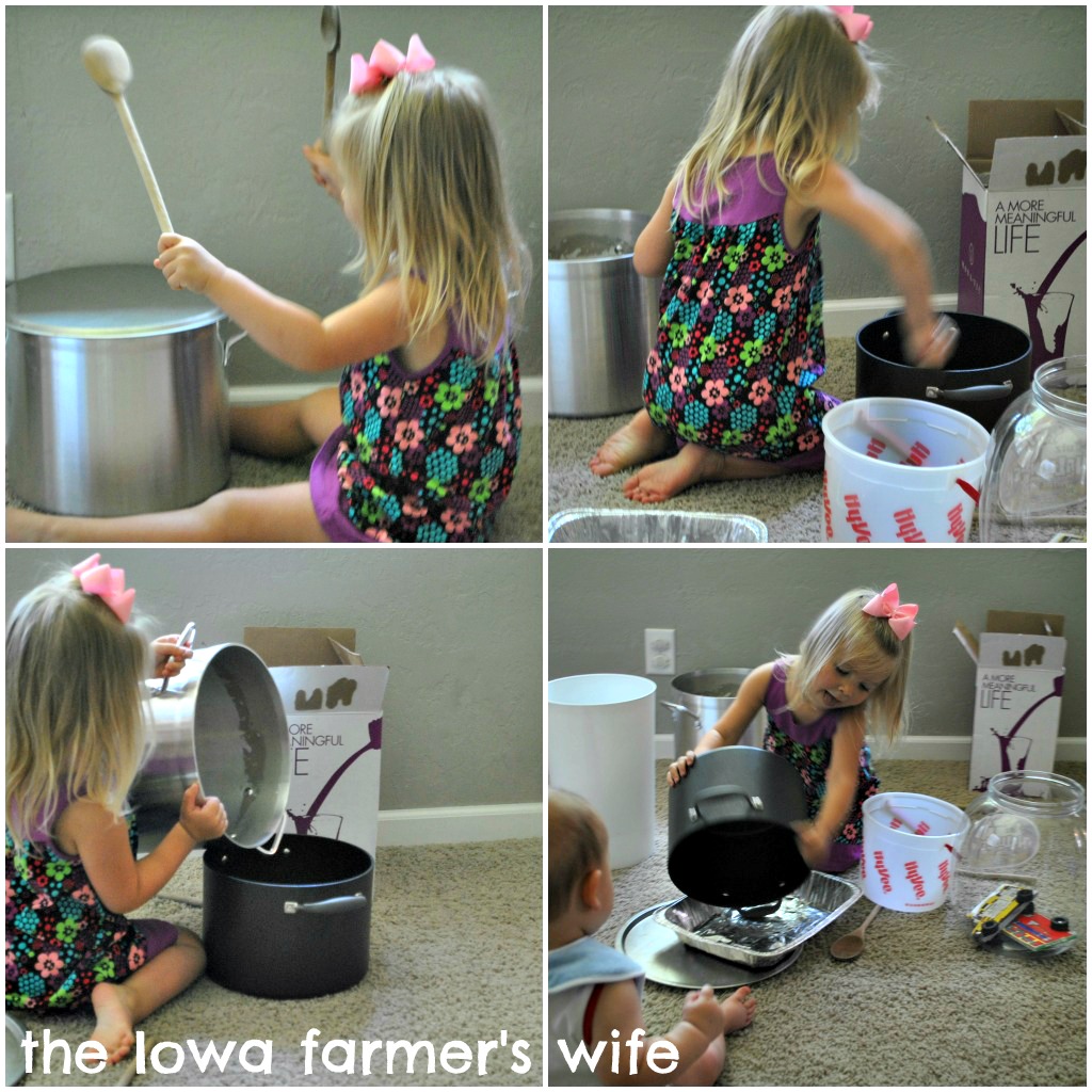 The Iowa Farmer's Wife: Musical Play: DIY Drums