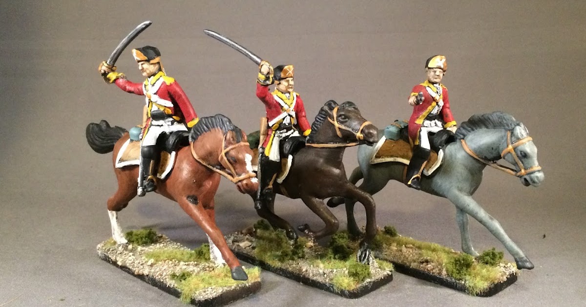 Bob's Miniature Wargaming Blog: 54mm AWI Cavalry