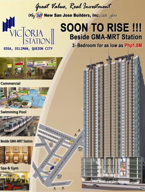 OWN A CONDO beside GMA-7