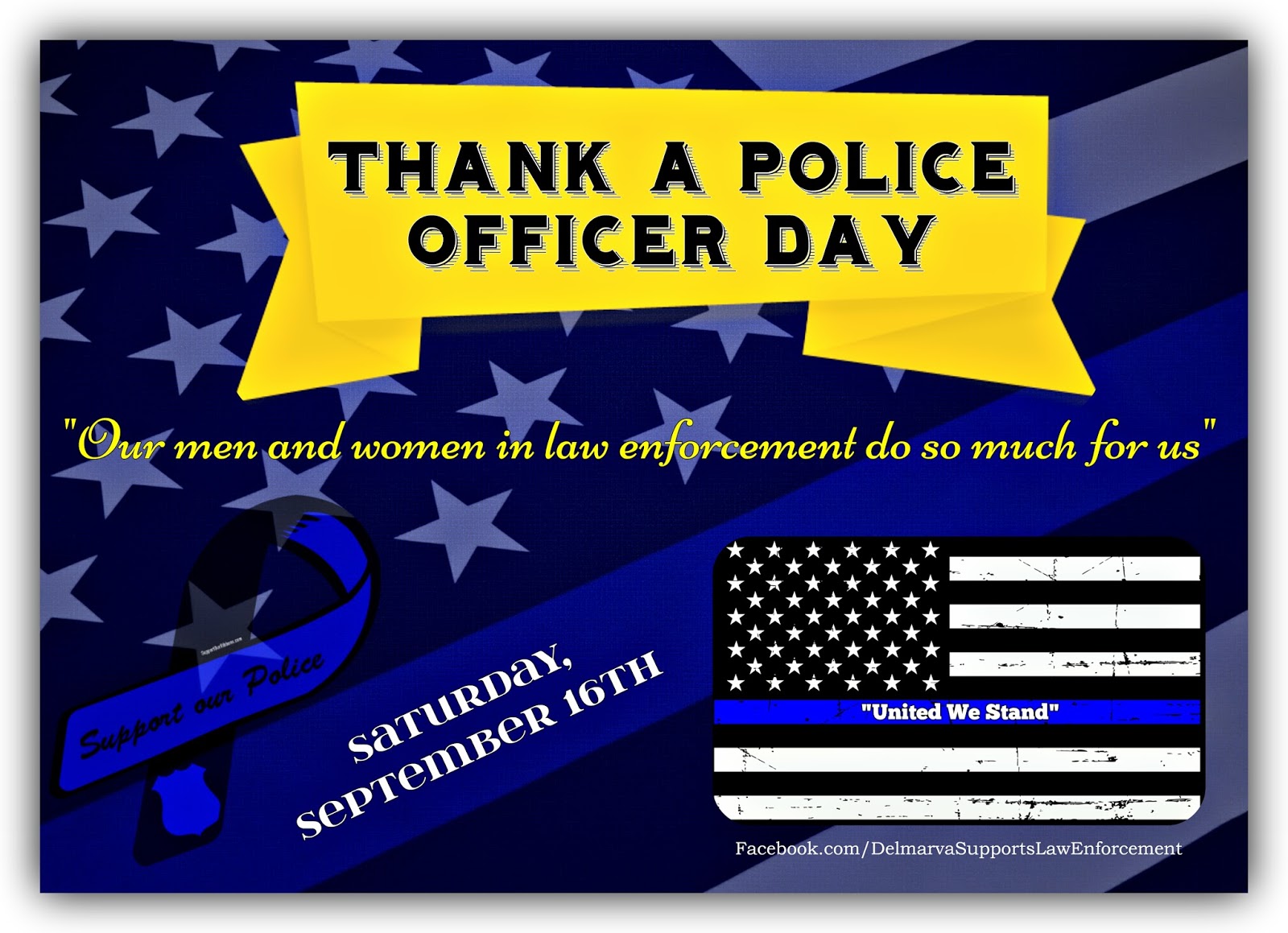 Delmarva Supports Law Enforcement: Press Release for Thank a Police ...
