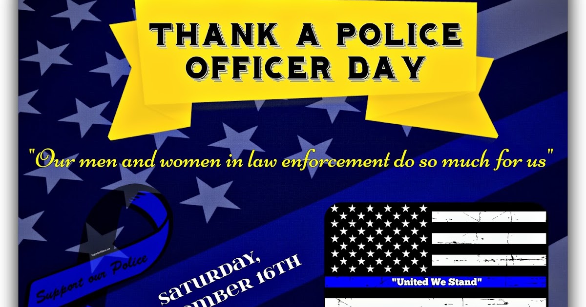 Delmarva Supports Law Enforcement: Press Release for Thank a Police ...