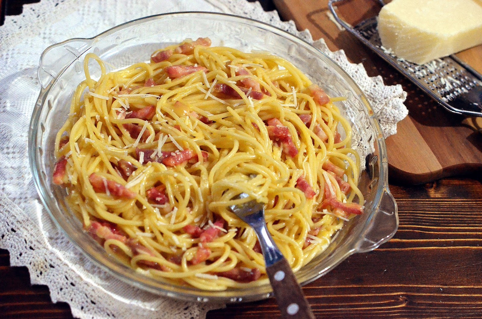 Spaghete carbonara