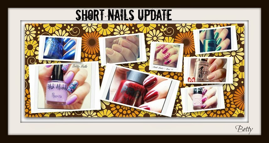 Betty Nails: Short Nails Series - Day 6 to Day 17th with Rejuvacote
