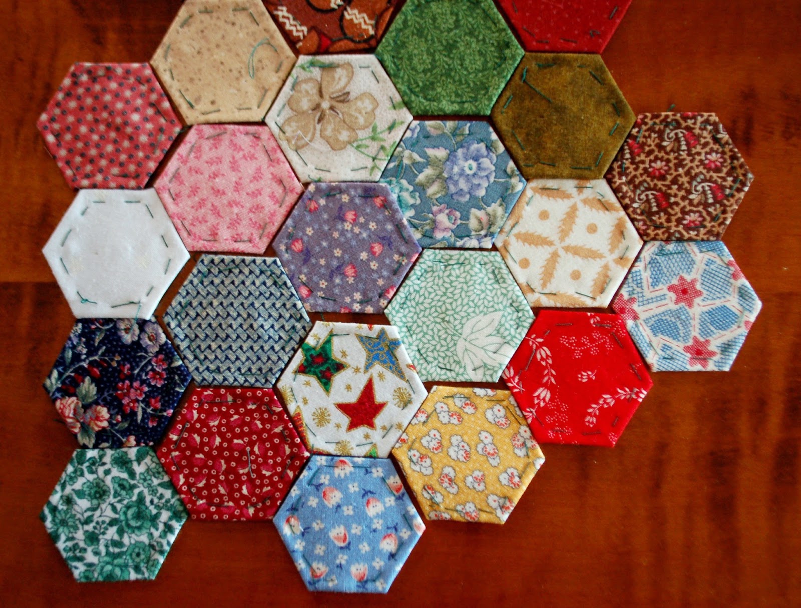 Buch Handling: Saturday Snapshot - Counting Hexagons