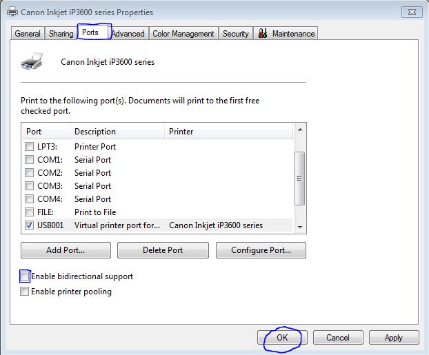 Tehnik: Canon IJ Status Monitor’s Message