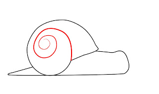 How To Draw A Snail - Draw Central
