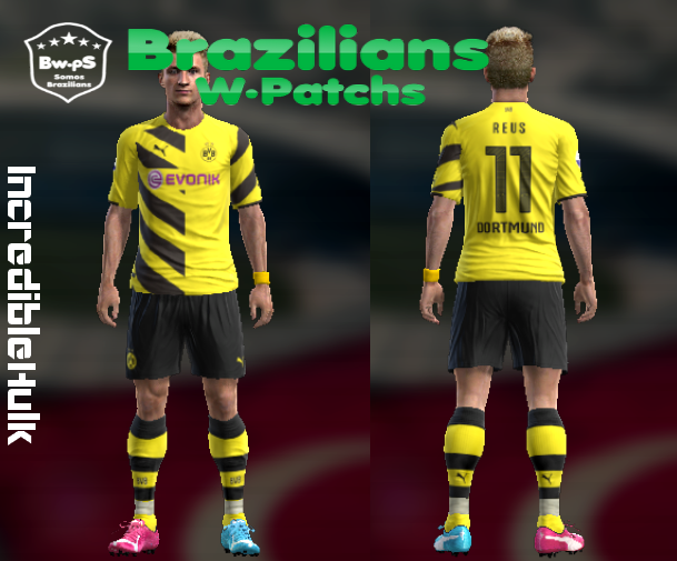 [PES 2013 PC] Kit Borussia Dortmund 2014/15 • Brazilians W-Patchs