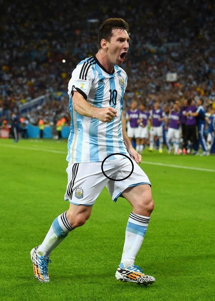 El bulto de los jugadores: El bulto de Lionel Messi