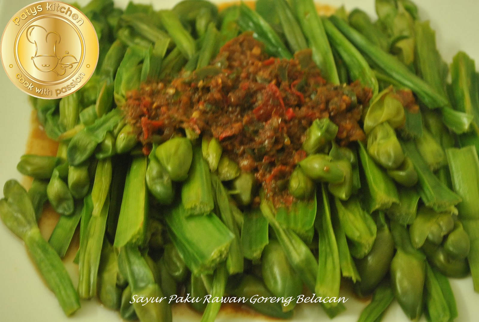 PATYSKITCHEN: PAKU RAWAN GORENG BELACAN