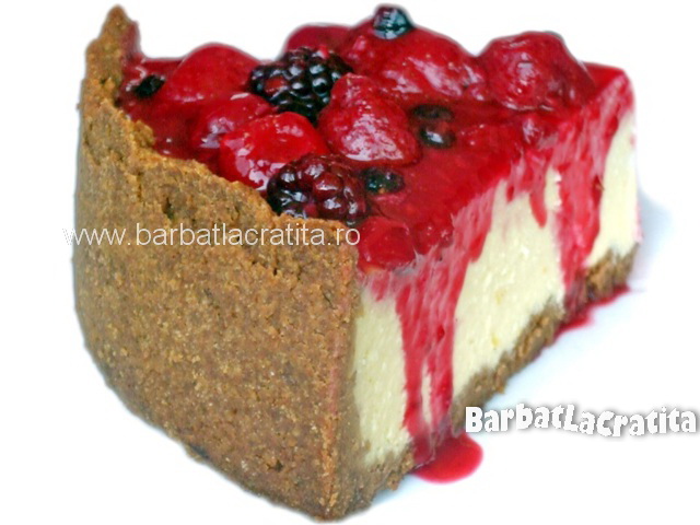 Cheesecake (Prăjitură cu brânză) | Rețete BărbatLaCratiță