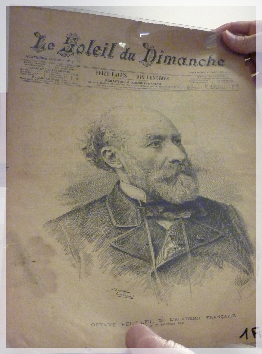 Photograff: Octave Feuillet (7) : Théâtre (ou Dites-le avec des fleurs)