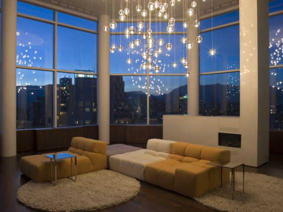 Modern living room lightning ideas. | New home designs
