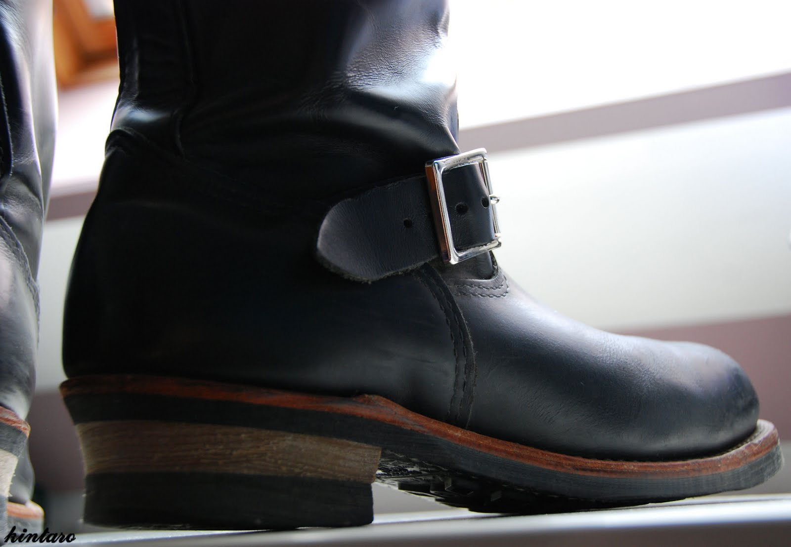 the kintaro and the koi: Red Wing 2268 engineer boots evo