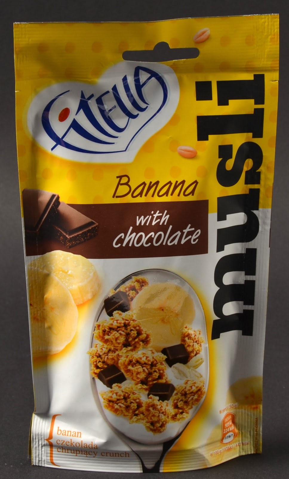 Fudmaniak: FUDTEST #38: Fitella Musli Banana with Chocolate- recenzja
