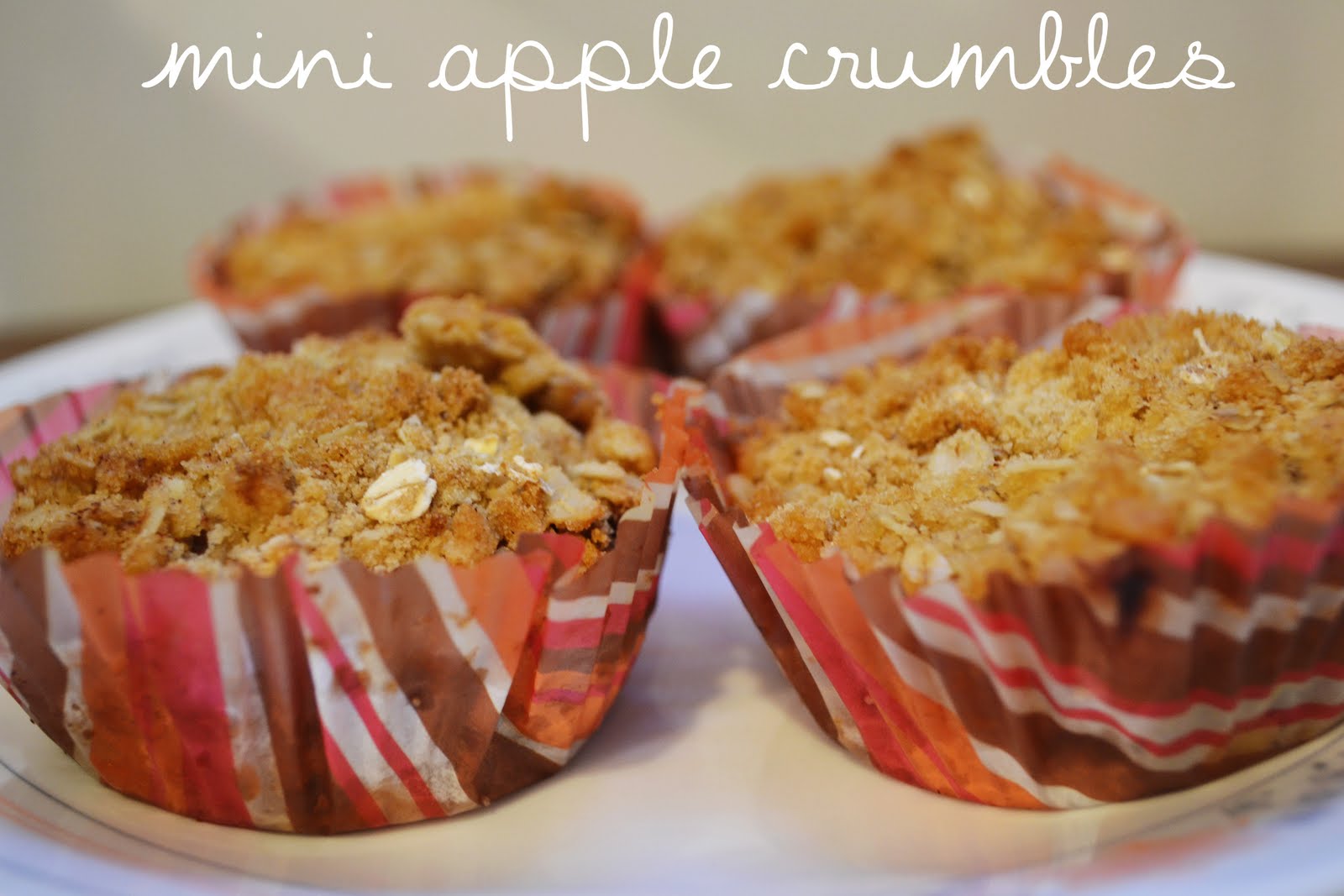 p.s.♡: tasty tuesday: mini apple crumble