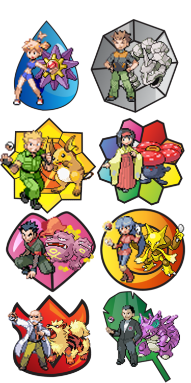 AryaHikari: Daftar Gym Leader Kanto Region dan detailnya