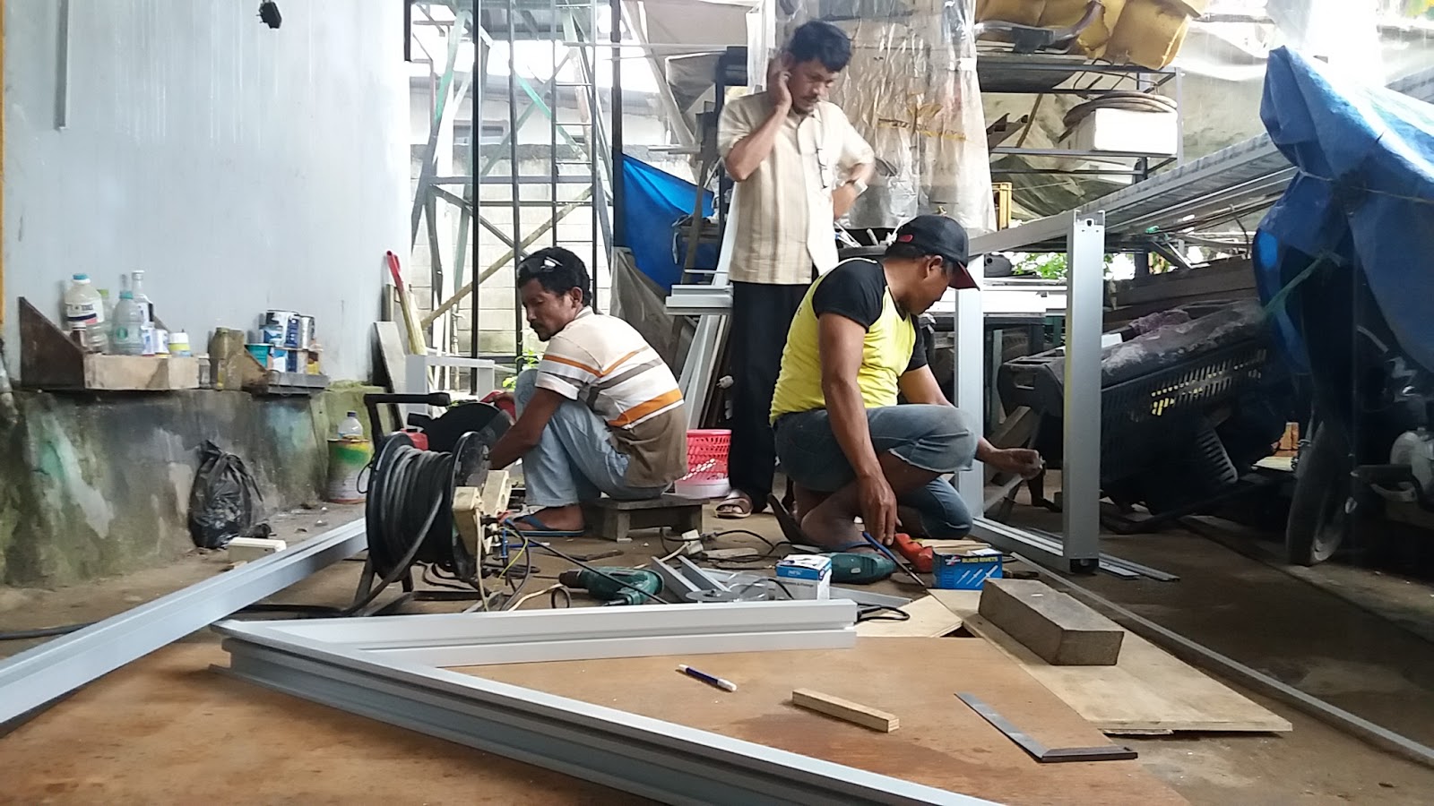 Pembuatan Jalusi atap rumah | CV.NURUL INDAH