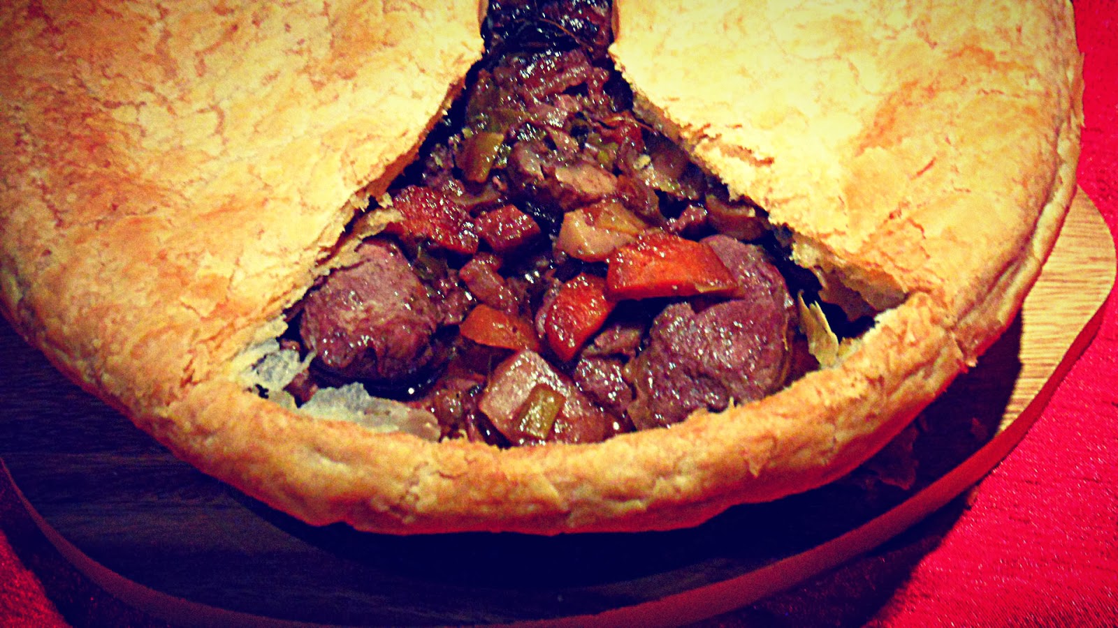 Chez Maximka: Game pie with leeks and mushrooms