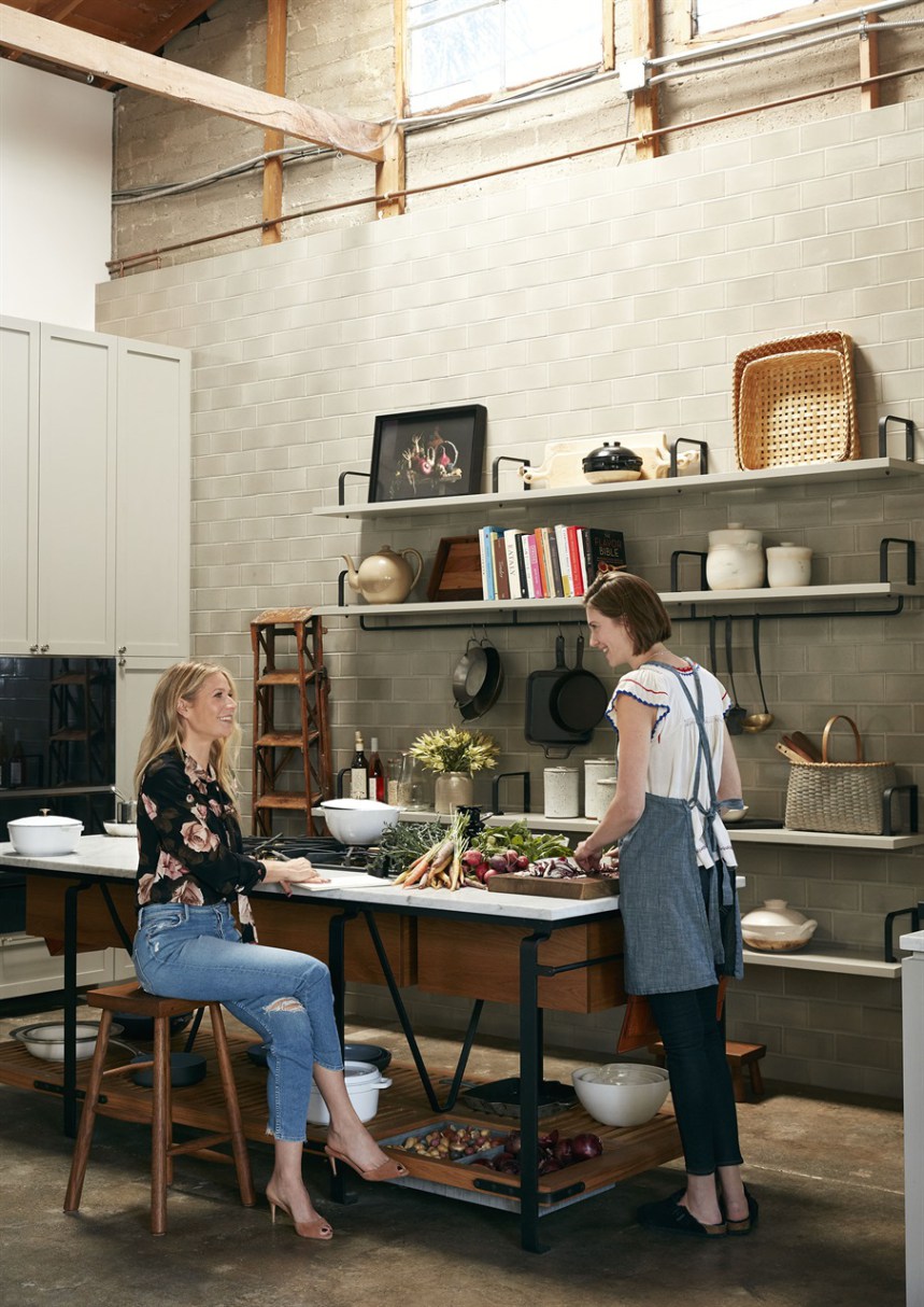 Gwyneth Paltrow’s Goop headquarters in Santa Monica, California. Decor ...