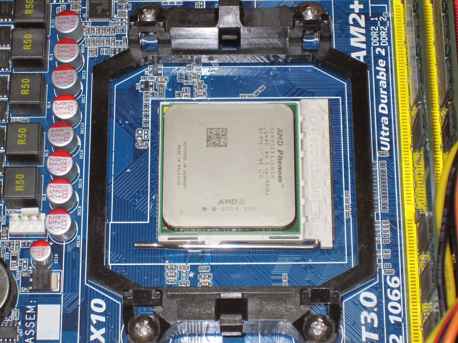 うなぎの備忘録 【cpu換装】amd Sempron X2 190 → Amd Phenom X4 9950 Black Edition
