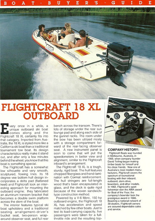 AUSSIE SKIBOATS: random; FLIGHTCRAFT XL