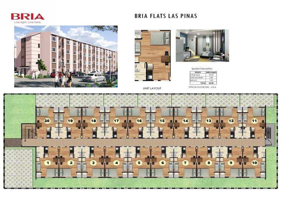 BRIA FLATS IN LAS PIÑAS CITY: Oktubre 2015
