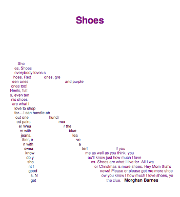 STORYWRAPS: Let's explore concrete poetry today