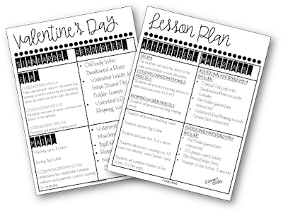 Valentine's Day Lesson Plan | Mrs. Limar's Stars!