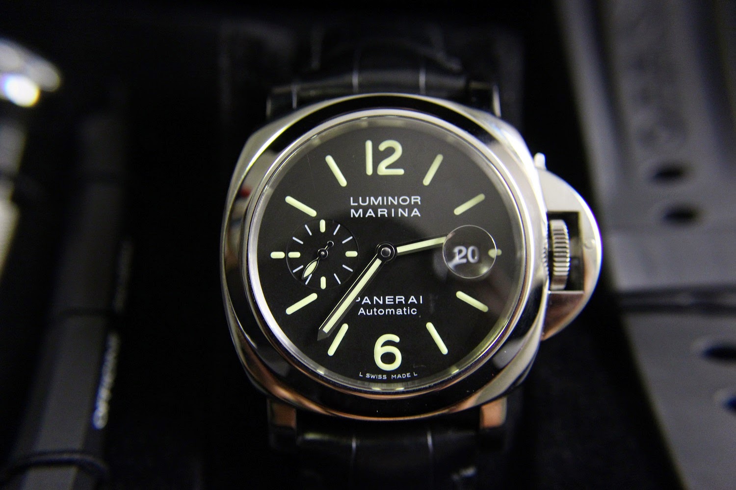 JAM TANGAN PANERAI LUMINOR MARINA PAM 104 "O" SERIES (FULLSET) - Jam ...